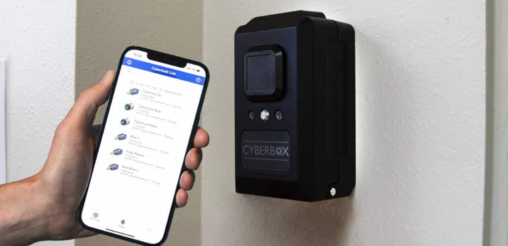 CyberLock Blue Padlock | Keyless Access Control | EKA CyberLock